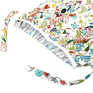 wegreeco Reusable Diaper Pail Liner for Cloth Diaper,Laundry,Kitchen Garbage Cans(2 Pack, Jade, Camellia)