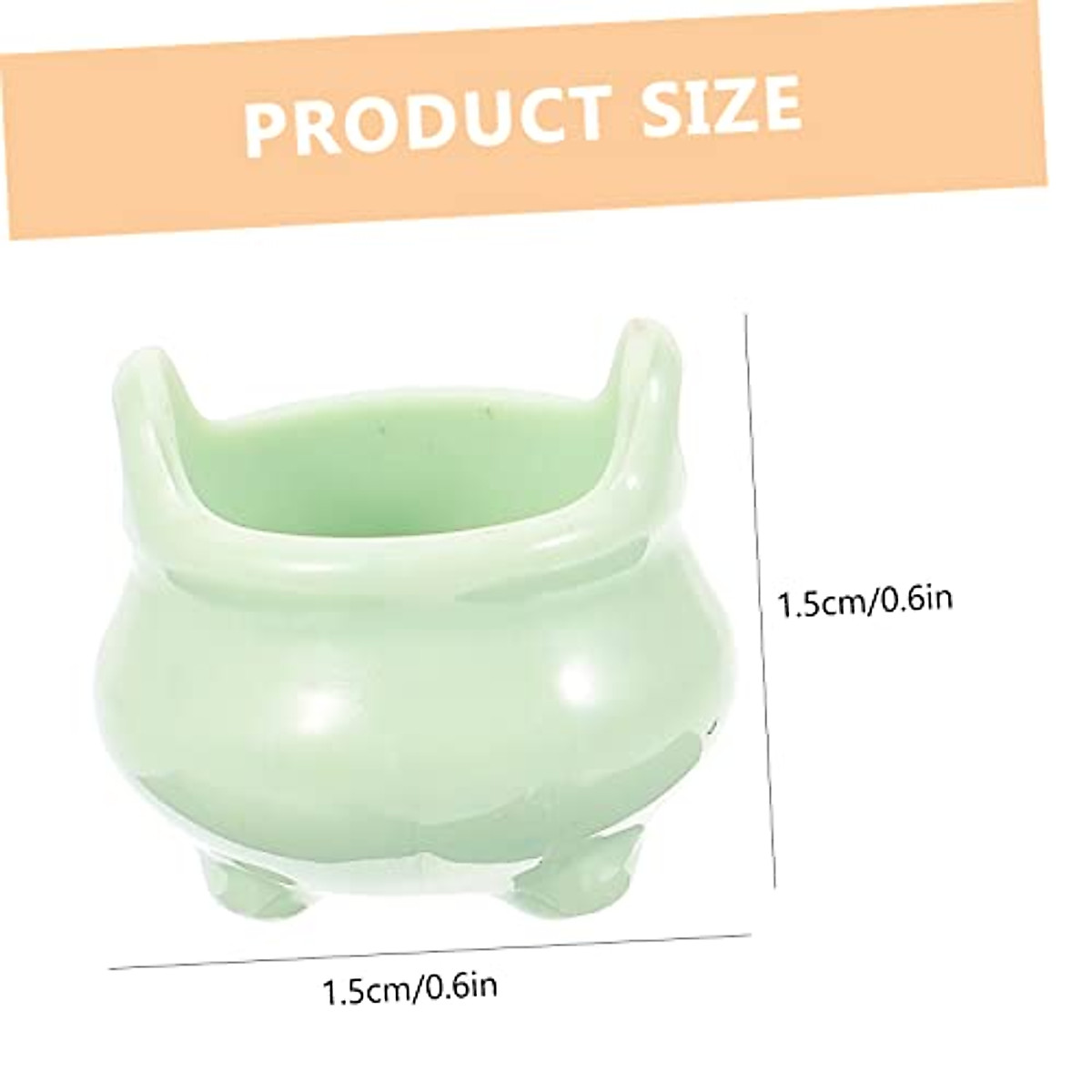 Abaodam 36 pcs Witch Boiler Candy Toys Halloween Toys miniture Decoration Witch Pot Witch Cauldron Pot Mini Halloween Candy Pail Plastic Miniature Ornaments Miniature Things Stove Toys