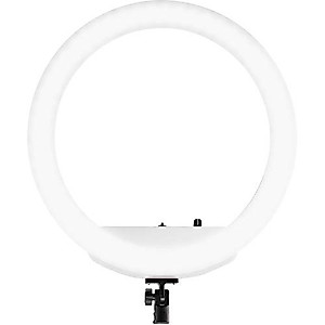 Westcott 18” Bi-Color LED Ring Light Kit with Batteries and Stand Professional Studio Continuous Lighting for Photography, Video Conferencing, Hair and Makeup Artists, YouTube Vlogging and TikTok
