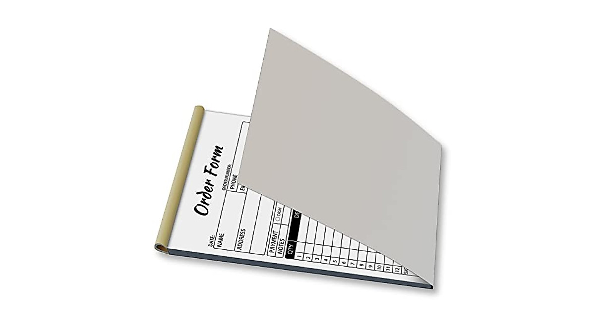 Sales Order Books - 2 Part Carbonless Invoice Book for Small Business