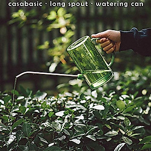 Watering Can Indoor, Small Watering Cans for House Plants, Succulents and Flowers, Long Spout, 1 Liter, with Bonus Plant Mister Spray Bottle