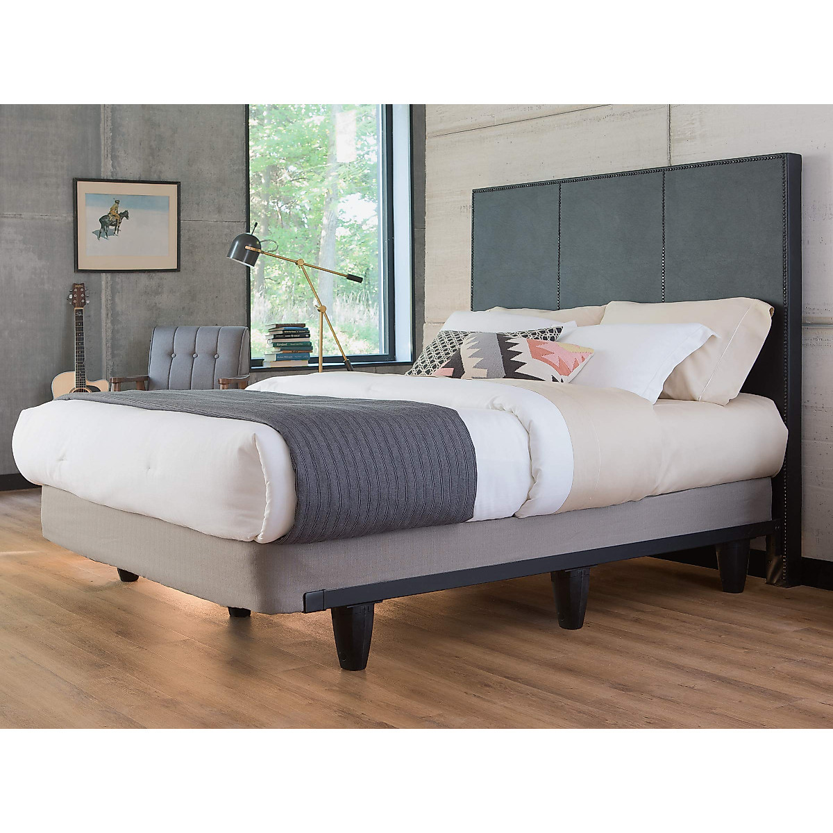 Knickerbocker Patriot Bed Frame™ - Full Size - Made in The USA - Strongest Bed Frame - Steel - No Tools