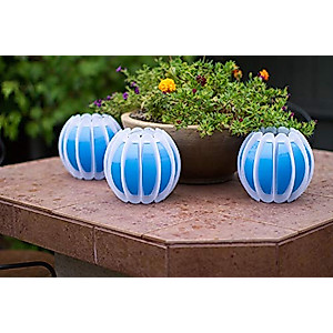 Poolmaster Floating Pool Lights for Swimming Pool, Patio and Hanging Solar Lanterns, 2 Pack, Blue