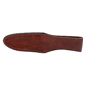 Uncle Henry 301UH Next Gen 6.5in High Carbon S.S. Full Tang Fixed Blade Knife with a 3.25in Blade and Staglon Handle for Outdoor Survival, Camping and Hunting,Brown