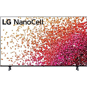 LG NanoCell 75 Series 65” Alexa built-in 4k Smart TV (3840 x 2160), 60Hz Refresh Rate, AI-Powered 4K Ultra HD, Active HDR, HDR10, HLG (65NANO75UPA, 2021)