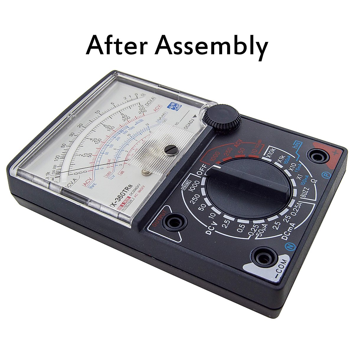 DIY Analog Multimeter Soldering Practice Kit with Assembly Manual, Build Your Own Multitester by EX ELECTRONIX EXPRESS