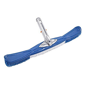 RvSky Garden Supplies Plastic Pool Wall Cleaning Brush with Aluminum Handle Swimming Pool Cleaning Tool Accessories