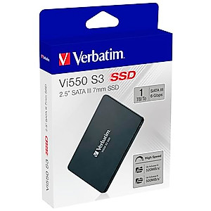 Verbatim 1TB Vi550 2.5" Internal Solid State Drive SSD SATA III Interface with 3D NAND Technology