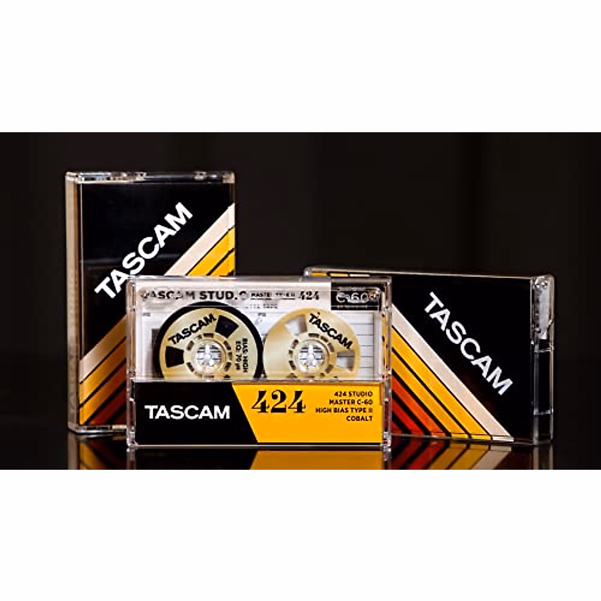 Tascam Master 424 High Bias Type II Cobalt Studio Cassette, Multi (MASTR CAS)