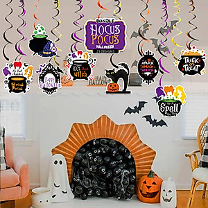 Hocus Pocus Party Hanging Swirl Hocus Pocus Halloween Decorations Hocus Pocus Birthday Decorations for Halloween Witches Party Decorations