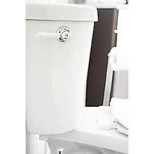 Toilet Handle Replacement Flush Lever - by LDR Global, Repair Replace Tank Flush Handles with Matching Bath Decor Parts, Universal Mount Fits Front Side and Angle Mounts