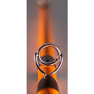 Catfish Pro Tournament Series Casting Rod - 7'6" One-Piece Rod with S-Glass, E-Glass & Carbon Graphite Construction, Super Grip, Glow Tip, Heavy-Duty Stainless-Steel Guides - Ideal for Big Catfishing!