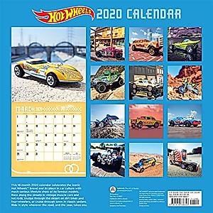 Hot Wheels 2020 Wall Calendar