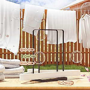 HAKDAY Portable Hanger Organizer Rack, 1PC Metal Hanger Stacker Black Hanger Caddy Hangers Storage for Closet Laundry Dry Cleaning Room