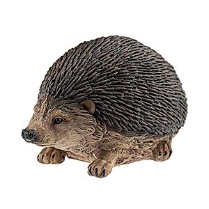 CLEVER GARDEN Hedgehog Garden Statue Outdoor Décor, Resin Figurine Decoration for Lawn, Yard, Patio, Porch, and More