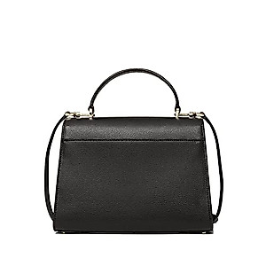 Kate Spade Darcy Leather Top Handle Satchel Crossbody in Black
