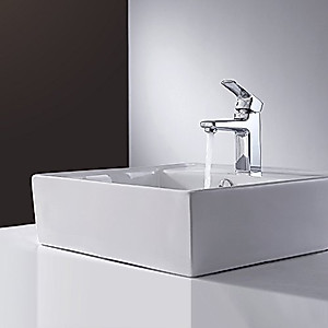 Kraus KEF-15501CH Virtus Single Lever Basin Faucet, Chrome