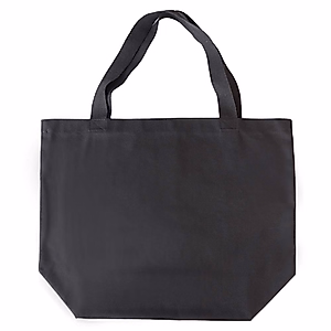 Augbunny Durable 100% Cotton 12oz Canvas Heavy Duty Extra Large Grocery Bag Beach Tote Shopping Bag Multi Purpose Tote.