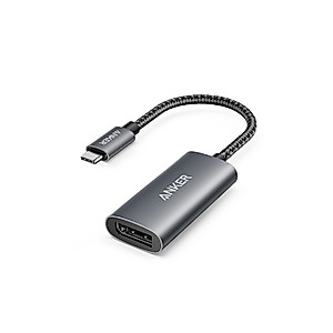 Anker USB C to DisplayPort (8K@60Hz or 4K@144Hz), 518 USB C Adapter (8K DisplayPort), USB C to DP 1.4, for MacBook Pro, MacBook Air, iPad Pro, Pixelbook, XPS, and More