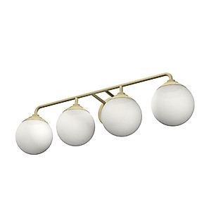 Hunter Fan Company 19180 Hepburn Vanity Light, Brushed Nickel