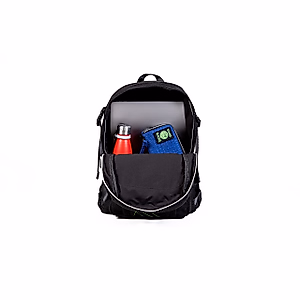 DIME BAGS Urban Hemp Backpack | Original Hemp Backpack for All Genders | Includes Secret Pocket & Removable Airtight Poly Bag (Black)