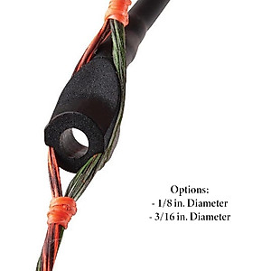 TRUGLO Centra Peep Xtreme 1/8 w/Tubing Black