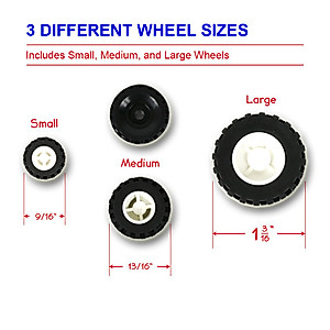 Brickyard Building Blocks Wheels, Tires, and Axles - 459 Pieces Building Bricks Compatible Set Includes Steering Wheels, Windshields, and Colorful Brick Building Chassis Pieces (459 pcs)