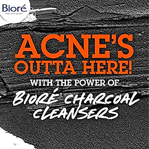 Bioré Charcoal Acne Face Scrub, with 1% Salicylic Acid and Natural Charcoal, Helps Prevent Breakouts and Absorb Oil for Deep Pore Cleansing, 4.5 Ounce (HSA/FSA Approved)