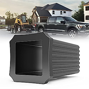 MICTUNING Upgraded 2-1/2 inches Class V to 2 inches Class III&IV Trailer Hitch Receiver Adapter - Heavy Duty 2.5 inches to 2 inches Reducer Sleeve Mount Insert Converter