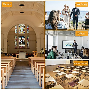 VINGLI 46.5”H Portable Podium Stand Mobile Lectern Podium with Storage Compartments, Pulpits for Churches, Reception Desk Checkout Stand for Meeting Room, Auditorium, Classroom and Reception, Black