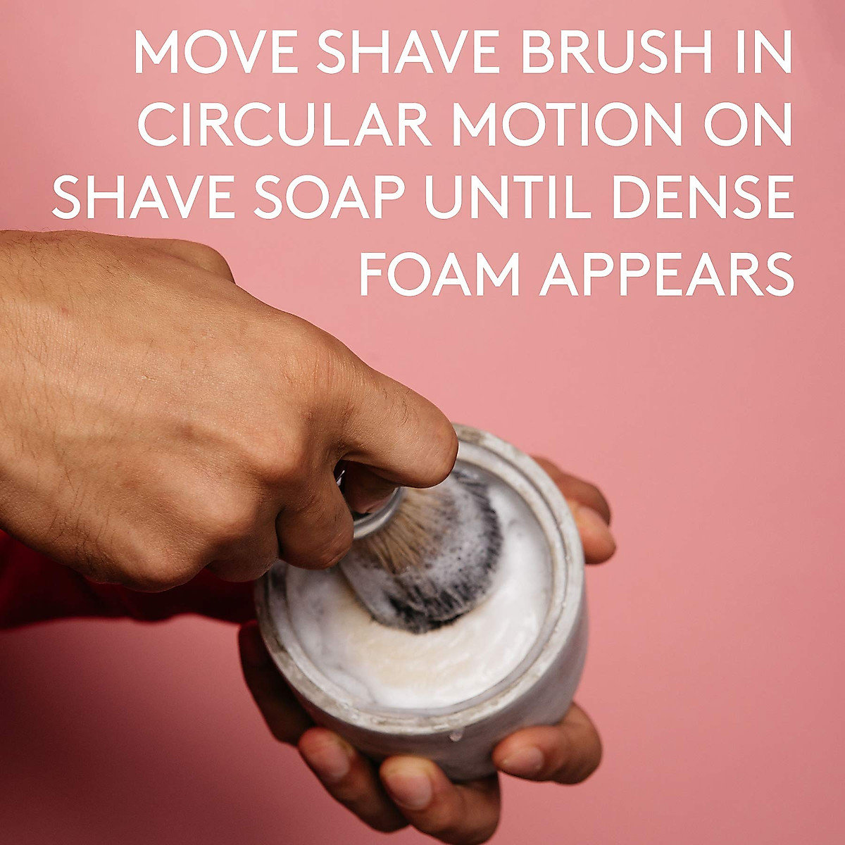 Barrel and Oak - Classic Shave Soap, Men's Shaving Soap, Conditioning Shave Soap, Cleanses & Moisturizes, Rich Lather for Traditional Wet Shave, Certified Sustainable Palm Oil (Bourbon Cedar, 3.15 oz)