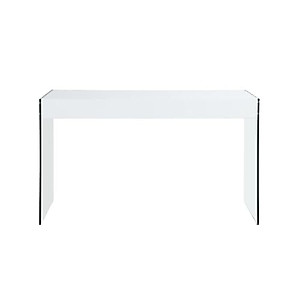 Milan Contemporary Desk, Gloss White