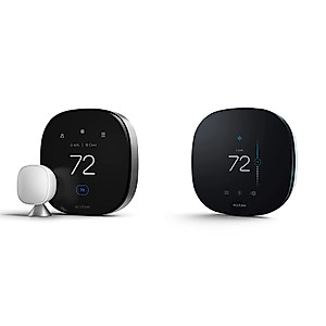 ecobee New Smart Thermostat Premium with Smart Sensor and Air Quality Monitor + ecobee3 Lite Smart Thermostat