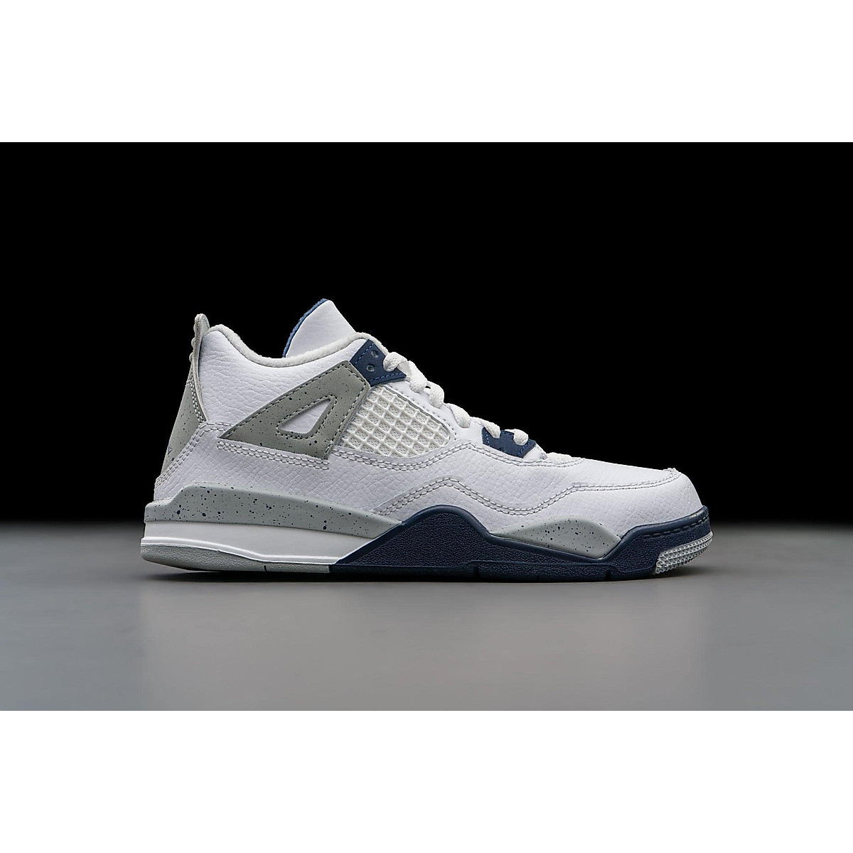 Jordan Preschool Air 4 Retro PS BQ7669 140 Midnight Navy - Size 11.5C