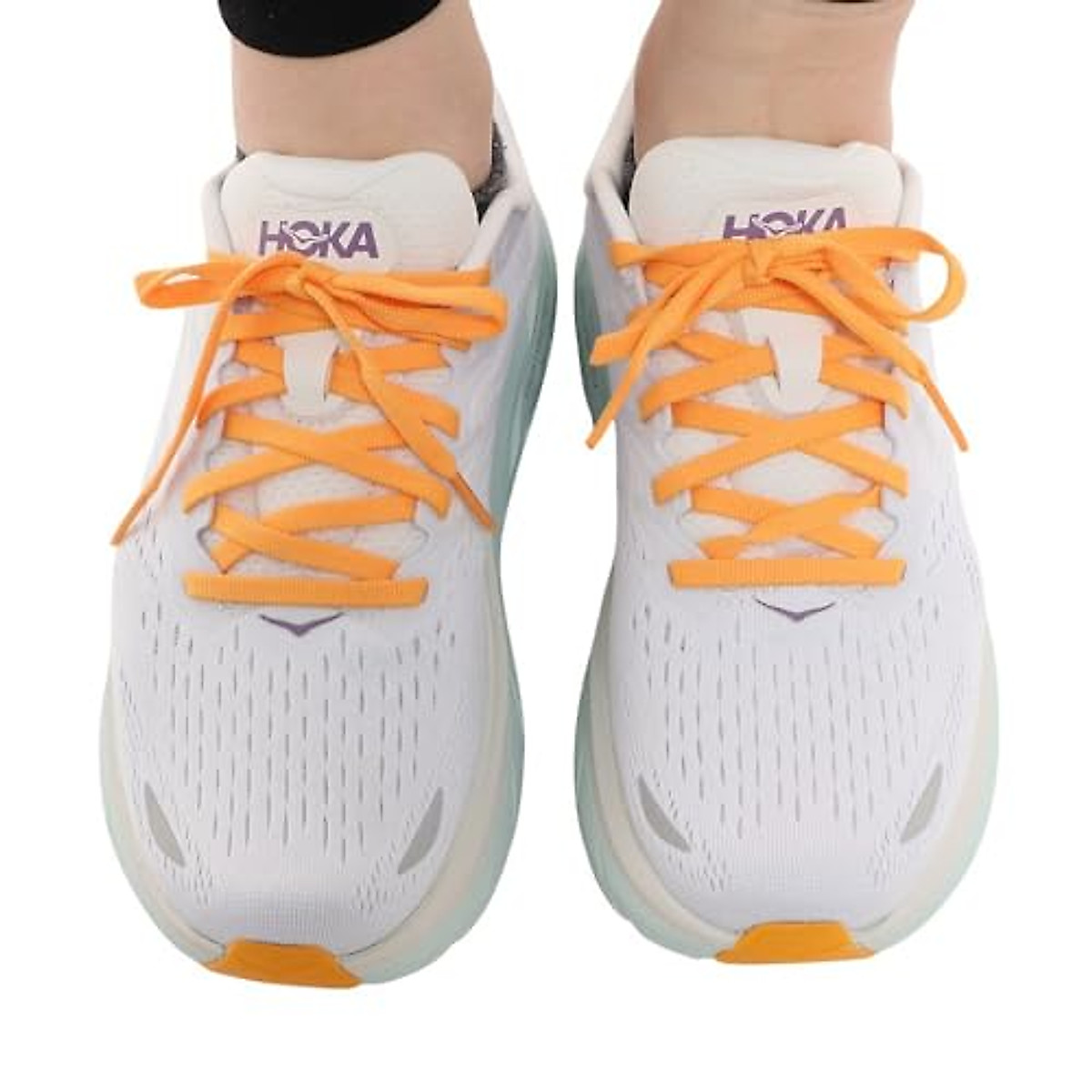 HOKA ONE ONE Women's Running Shoes, Blanc De Blanc White, 12