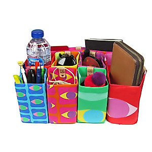 Bright Flagship Prints, 5" 8-pc Tote Set