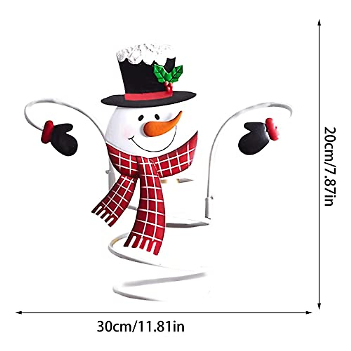 Christmas Wine Bottle & Glass Holders, 3PCS Snowman Santa Claus Gnome Organizer Rack with Christmas Theme, 1 Wine Bottle and 2 Glasses Holder for Home Kitchen Decor (Snowman-1pc)