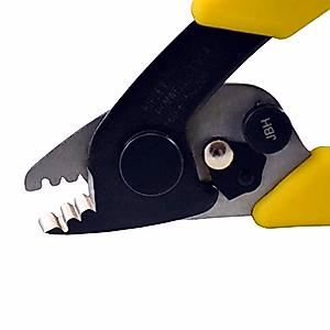 Miller CFS-3 Series Three-Hole Wire Stripper Tool for Working Technicians, Electricians, and Installers, Safe Cable-Splicing Tool, Easily Portable Wire Stripper, 4.2 Ounces