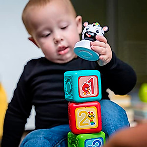 Baby Einstein Connectables 6 Piece Set STEAM Learning Magnetic Blocks Baby 6 Months+ Toddler Montessori Toys for 1 2 3 4 5 Year Old