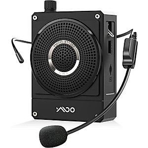 YMOO Voice Amplifier Wired Microphone,10W Powerful Penetrating Sound Portable Speaker for Teachers/Yoga/Tour Guide/Meeting/Mall