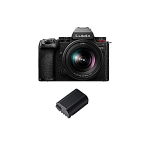 Panasonic LUMIX S5II Hybrid 24.2MP FF Mirrorless Camera with 20-60mm Lens with Battery Bundle with Panasonic DMW-BLK22 7.4V 3050mAh Lithium-ion Battery Pack (2 Items)