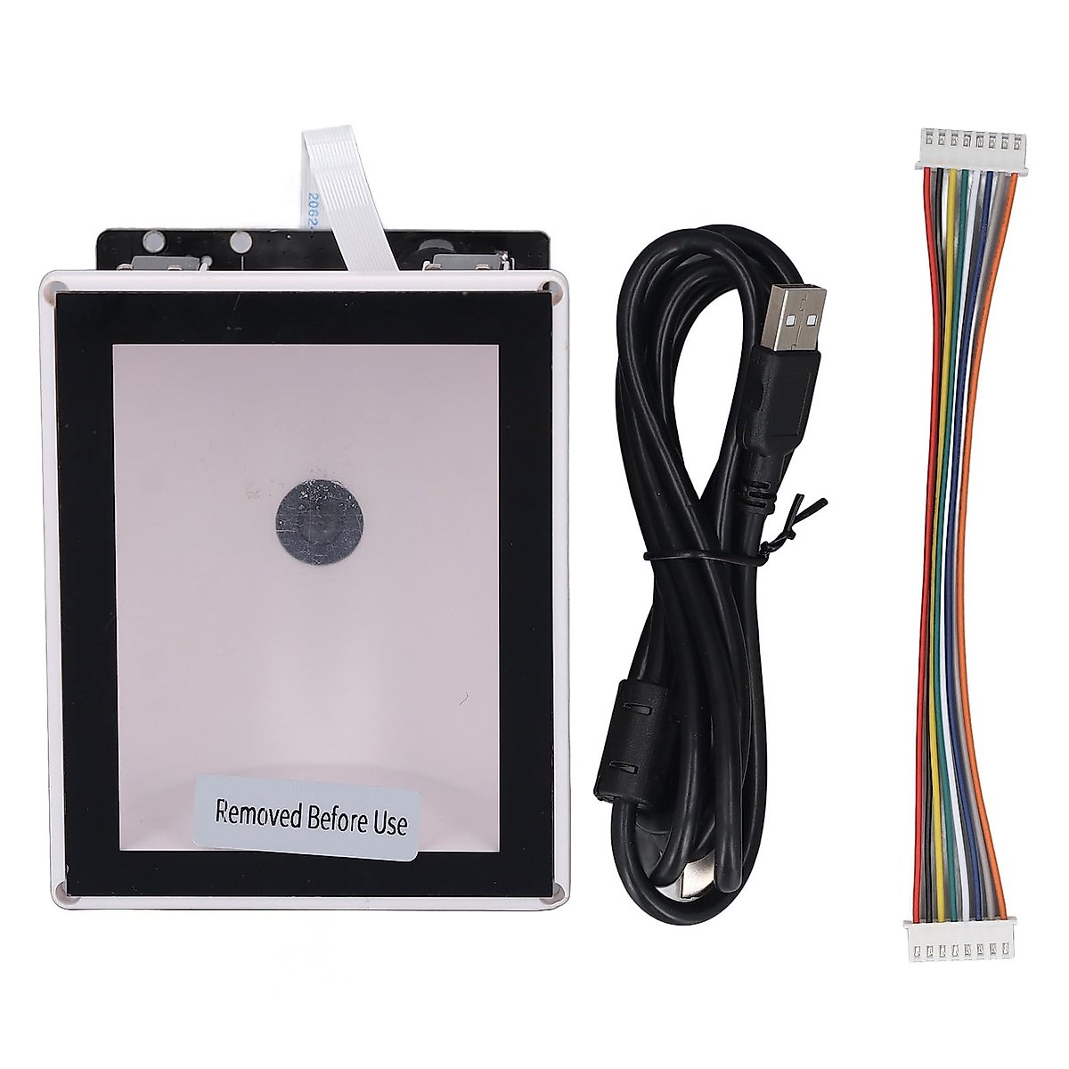 Embedded Barcode Reader, Automatic Sensing 5V-20V Compact Barcode Scanner 1D 2D USB Serial Port for Vending Machine Guidance Machine