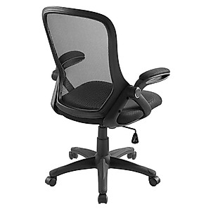 Modway Assert Mesh Adjustable Swivel Computer Desk Office Chair In Black