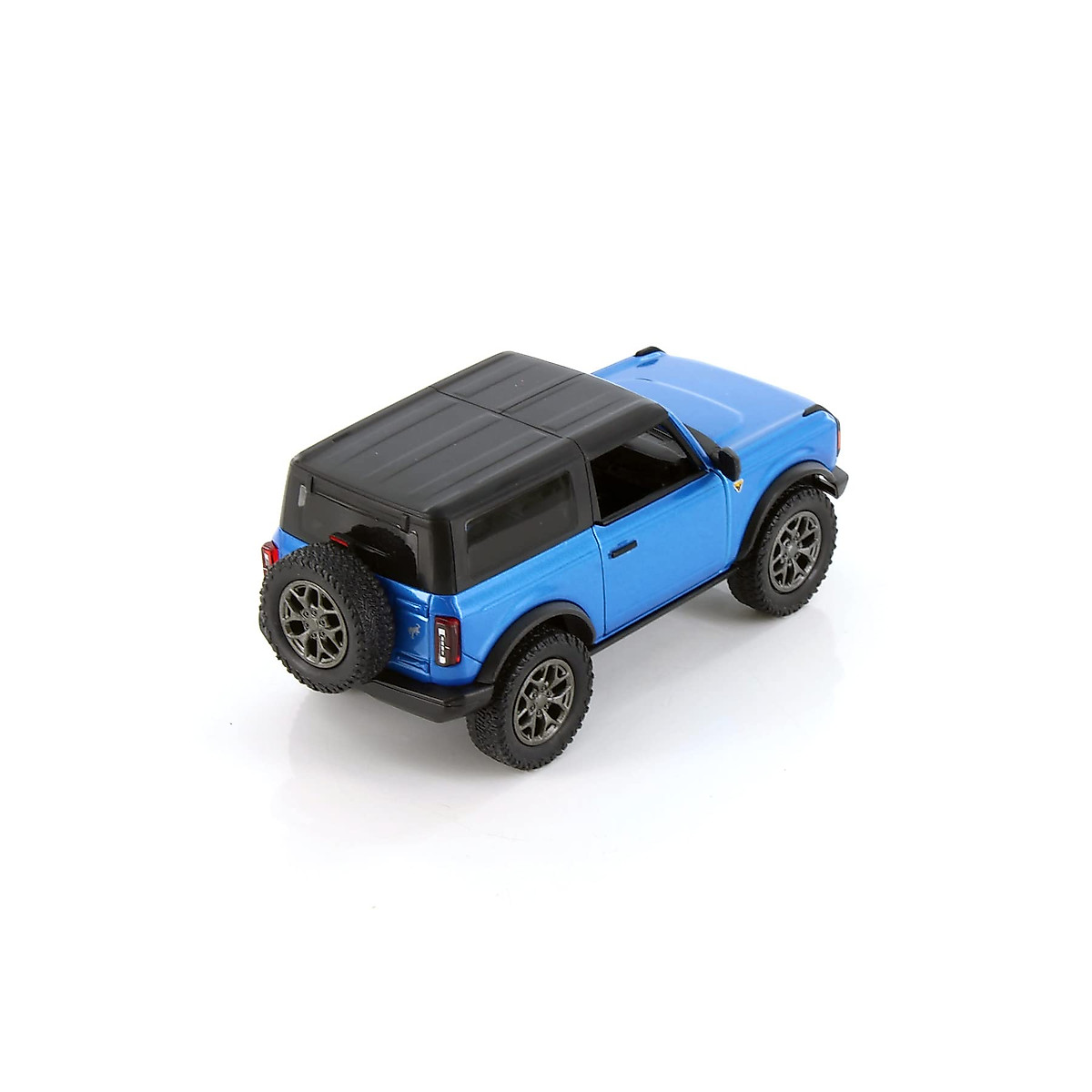 2022 Ford Bronco Closed Top, Blue - Kinsmart 5438DA/B - 1/34 Scale Diecast Model Car