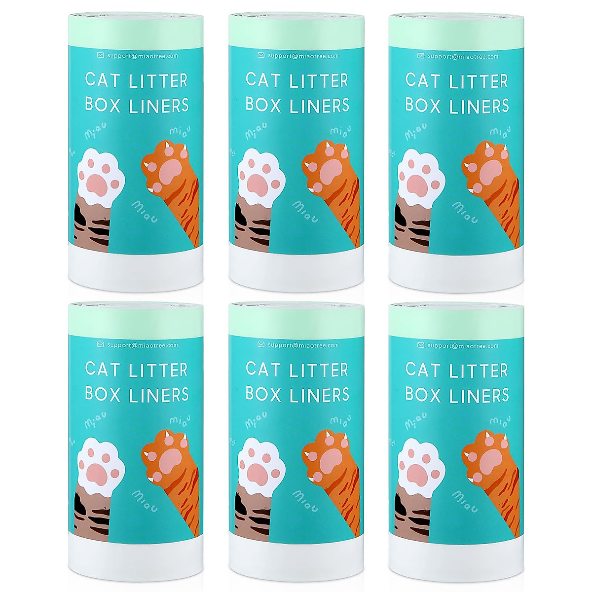 120 Count Self-Cleaning Litter Box Liner Bags for PURA X/MAX, Drawstring Replaced Trash Bag Waste Bag for Automatic Cat Litter Box -21" x 11"