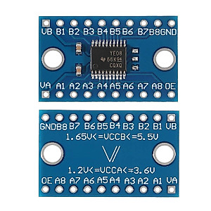 Dorhea 10PCS TXS0108E 8 Channel Level Conversion Module High Speed Full Duplex 8 Way Bi-Directional Converter 8-Bit Logic Level Module Shifter 3.3V 5V Compatible with Raspberry Pi
