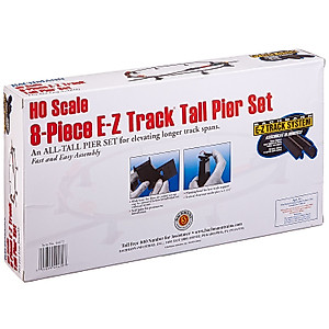 Bachmann Trains 8 PC. E-Z TRACK TALL PIER SET - HO Scale