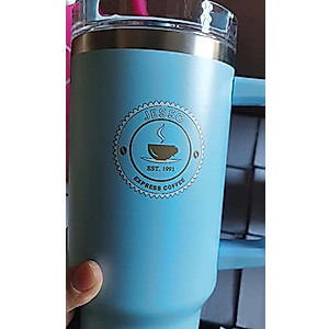40 oz Tumbler, Tumbler with Lid and straw for water iced tea or coffee, Adventure Quencher Reusable Insulated Stainless Steel Tumbler, Tumbler, Tumblers, Cup and Mug, Hot Cold Water (White, 40 OZ)