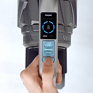 Eureka Lightweight Cordless Vacuum Cleaner, High Efficiency Powerful Motor LED Headlights, Convenient Stick and Handheld Vac, Black