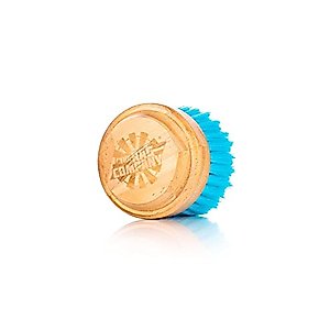The Rag Company - Ultra Utility Brush - Durable, Strong, and Safe for Many Detailing Tasks; Sturdy Wooden Grip; Soft Nylon Bristles